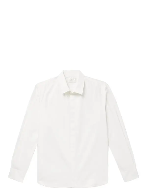 Saint Laurent Cotton-poplin Shirt - White