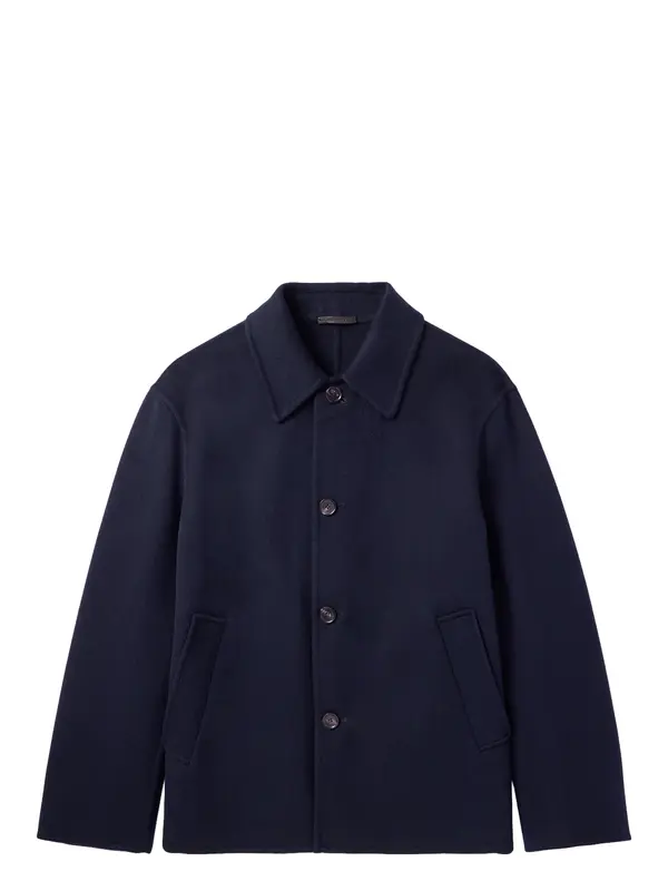 Loro Piana Ali Cashmere Blouson Jacket - Blue