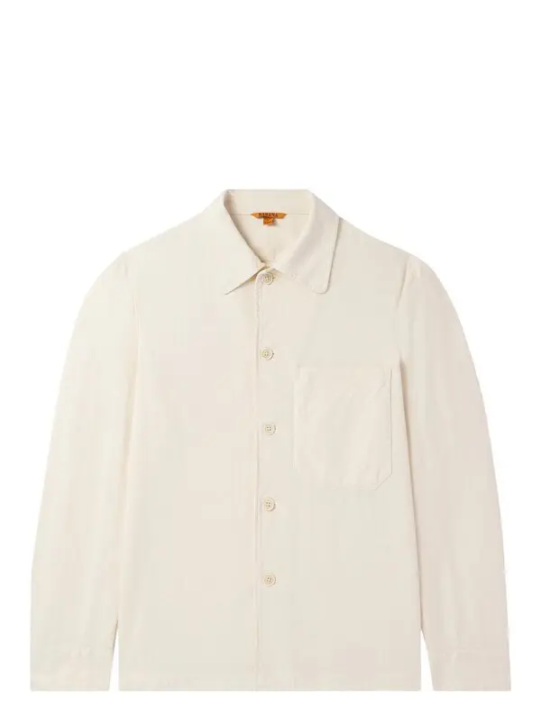 Barena Venezia Cedrone Cotton Overshirt - Neutrals
