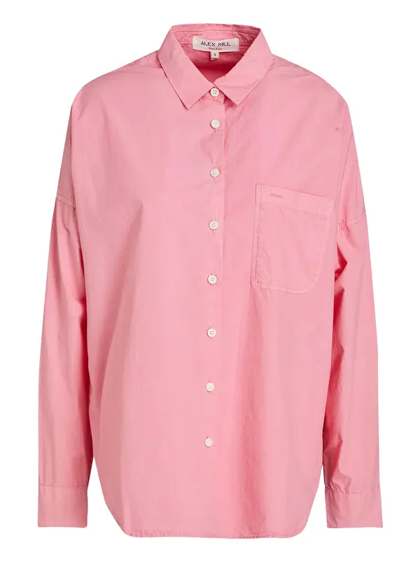 ALEX MILL Cotton-poplin Shirt - Bubblegum