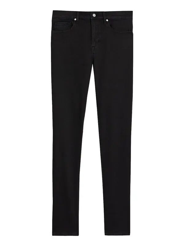 FRAME L'homme Athletic Tapered Denim Jeans - Black