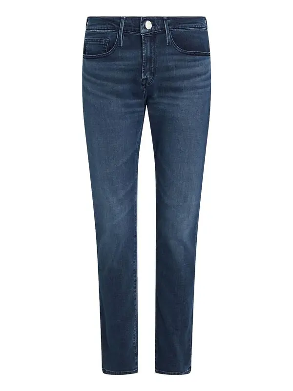 FRAME L'homme Slim-fit Jeans - Dark Denim