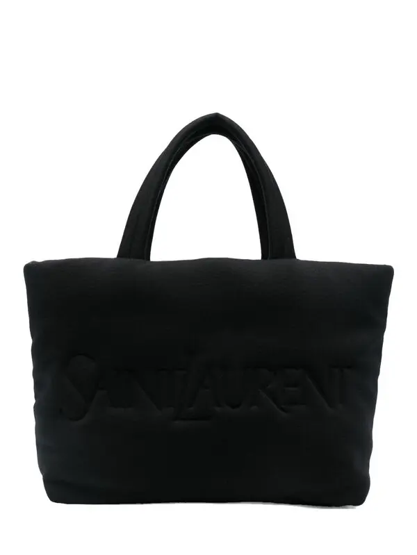 Saint Laurent Jersey Tote Bag - Black