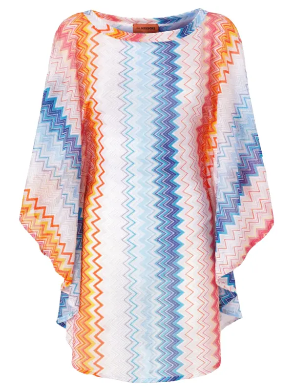 Missoni Zigzag Mini Dress - White