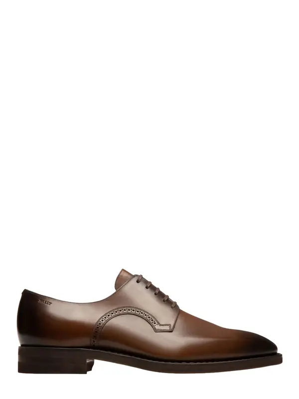 Bally Scribe Novo Derby Shoes - Brown