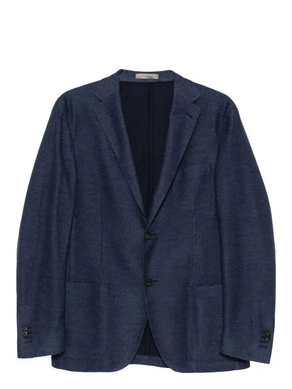 Corneliani Textured Blazer - Blue