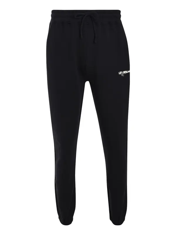 LES BENJAMINS Cotton Track Pants - Black