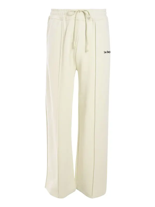 LES BENJAMINS Pintuck Track Pants - Neutrals