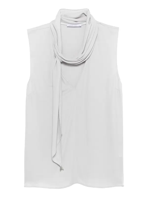 Patrizia Pepe Crepe Top - Grey