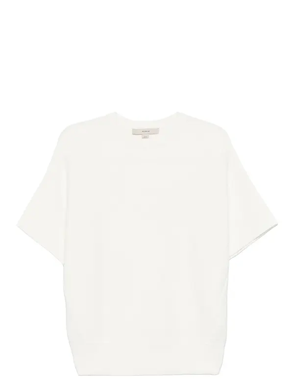 Remain Birger Christensen Knitted T-shirt - White