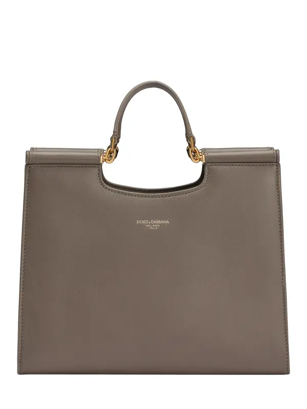 Dolce & Gabbana Small Sicily Shopper - Grey