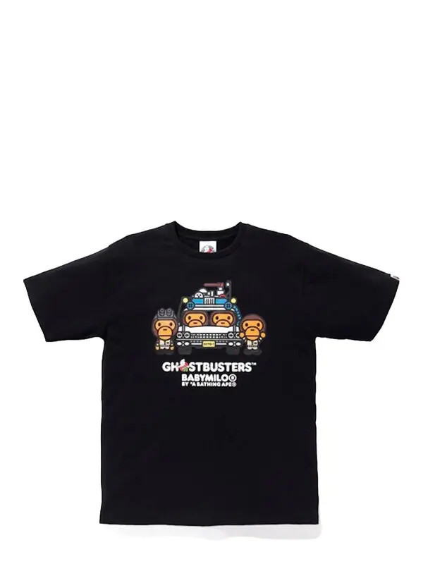 A BATHING APE X Ghostbusters Baby Milo Tee Shirt #4 - Black
