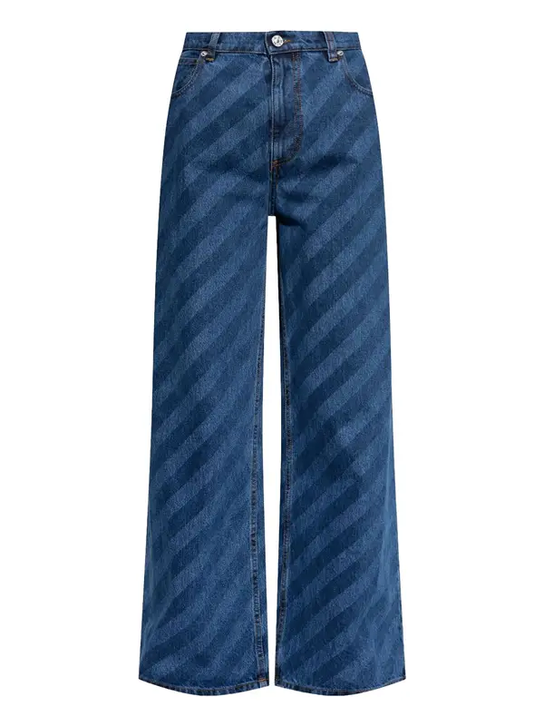 Marni Striped Jeans - Blue