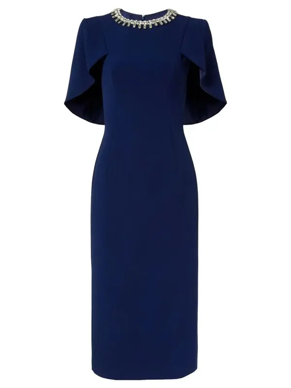 Jenny Packham Thalia Midi Dress - Blue
