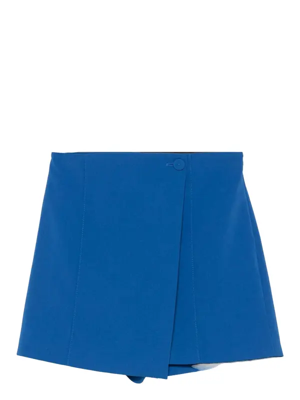 Patrizia Pepe High-waist Skort - Blue
