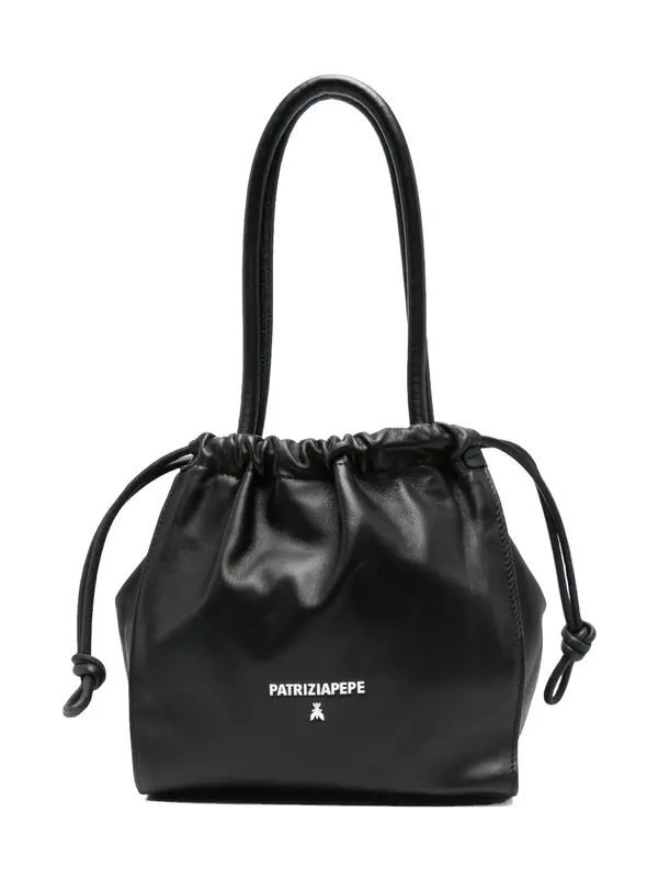 Patrizia Pepe Soft Rock Tote Bag - Black