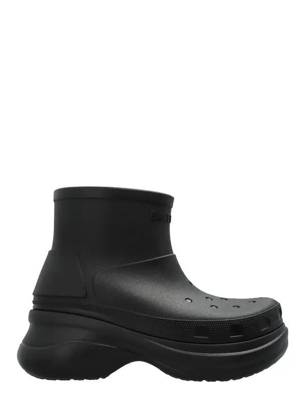 Balenciaga X Crocs™ Ankle Boots - Black