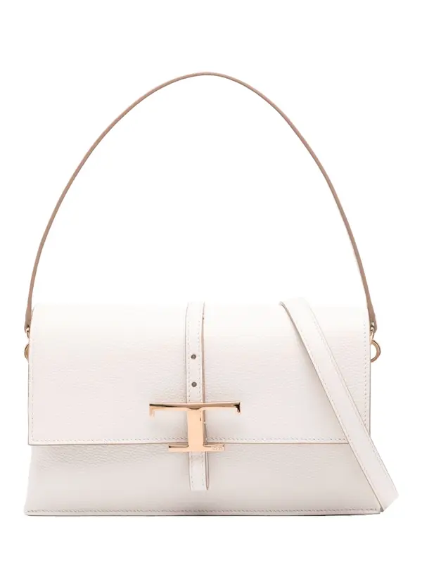TOD'S T Timeless Mini Leather Bag - Neutrals