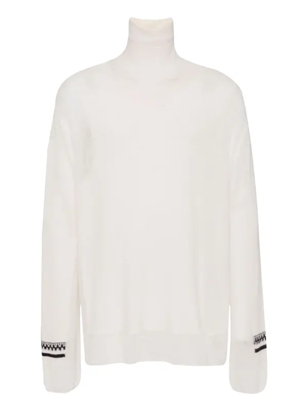 MORDECAI Roll-neck Jumper - Neutrals