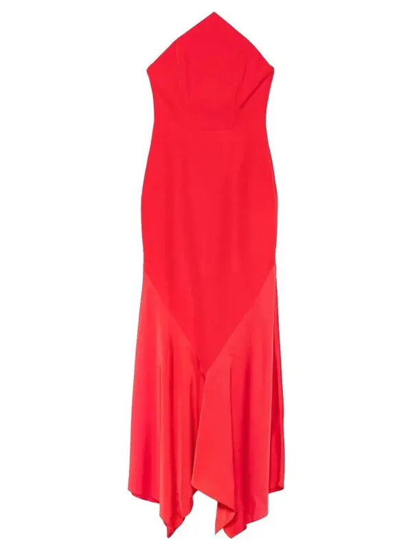 V:PM ATELIER Honi Strapless Dress - Red
