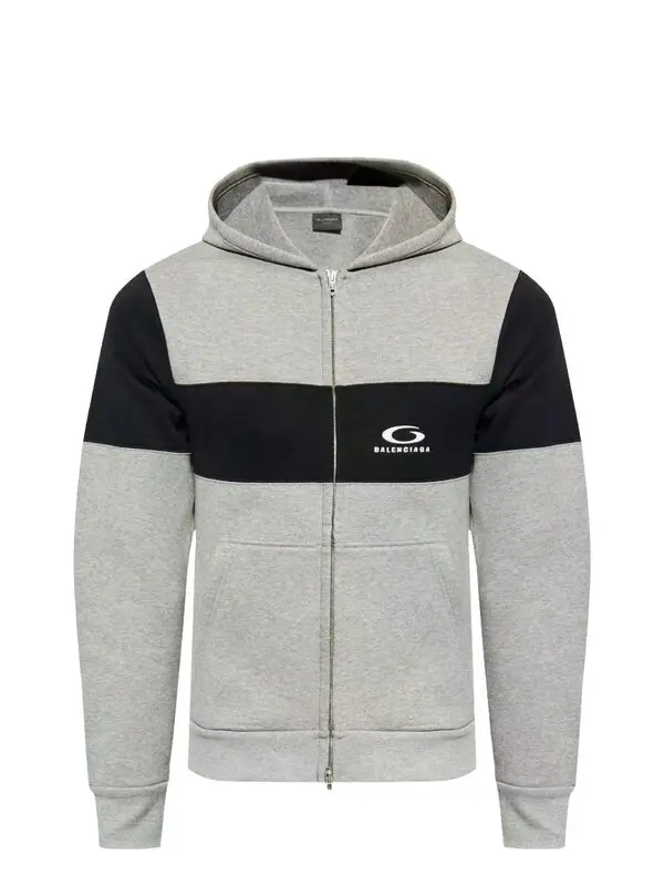 Balenciaga Loop Sports Icon Hoodie - Grey