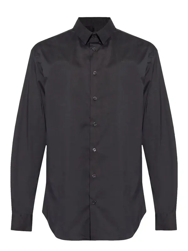 Giorgio Armani Classic-collar Shirt - Black