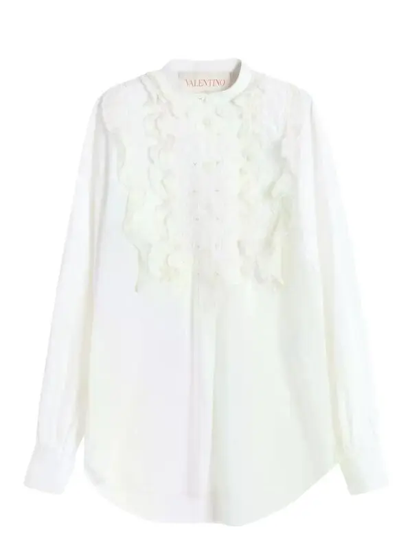 Valentino Garavani Embroidered Blouse - White