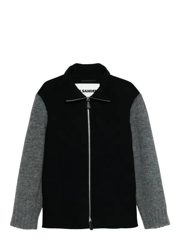 JIL SANDER Colourblock Jacket - Black