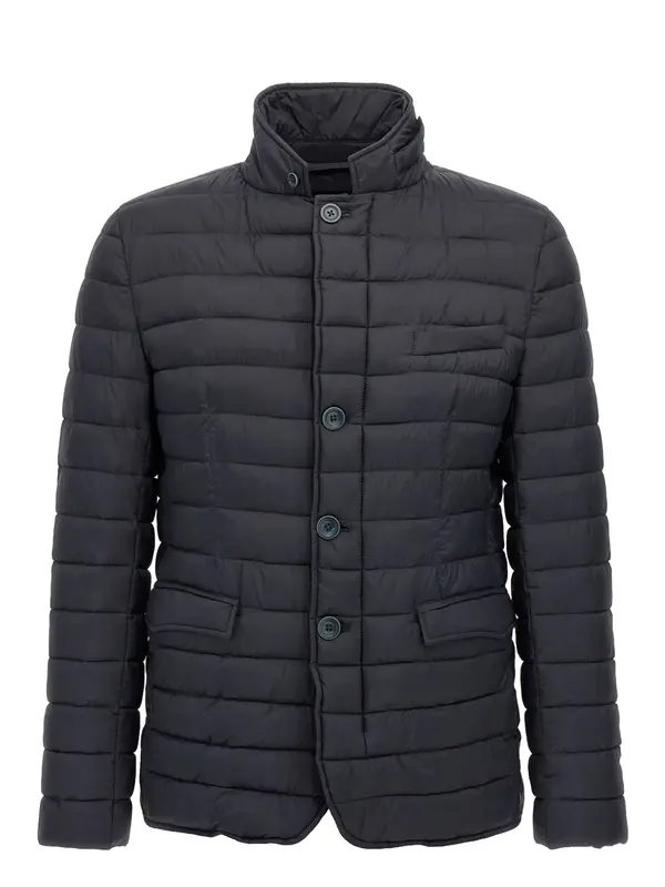 Herno Quilted Down Jacket - Blue