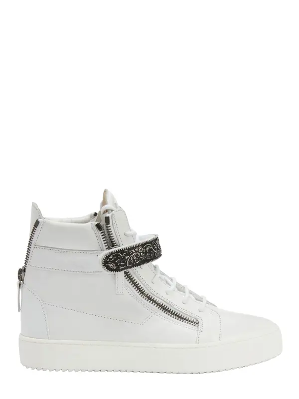 GIUSEPPE ZANOTTI Coby Deluxe High-top Sneakers - White