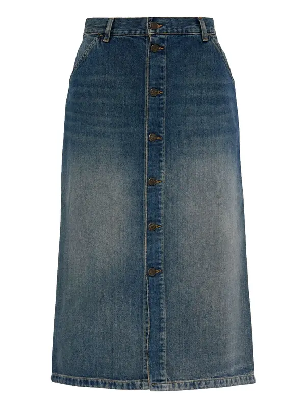 Carhartt Work In Progress Marvin Midi Skirt - Blue