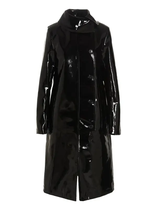 Raf Simons Vinyl Trench Coat - Black