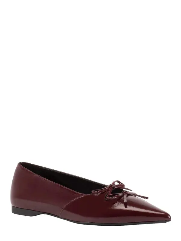 VAGABOND SHOEMAKERS Hermine Pointed-toe Flats - Cherry