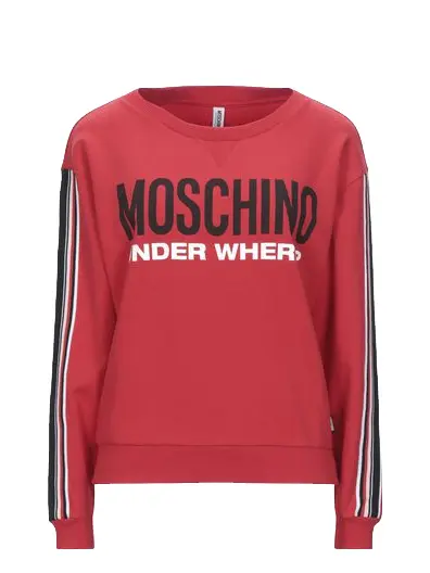 Moschino Cotton-blend Underwear Sweatshirt - Red