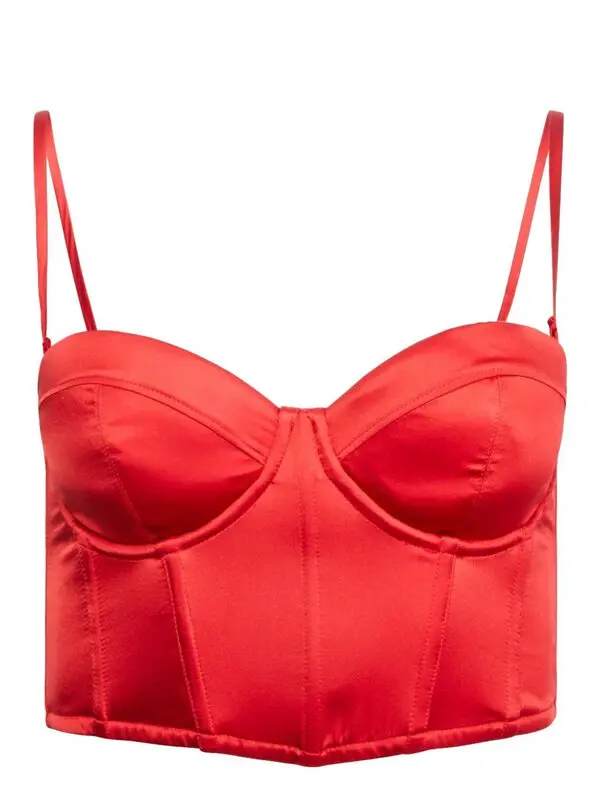 FLEUR DU MAL Hamptons Corset - Red