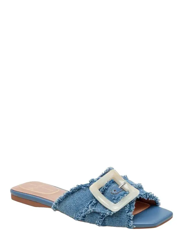 Linea Paolo Lottie Slide Sandal - Blue