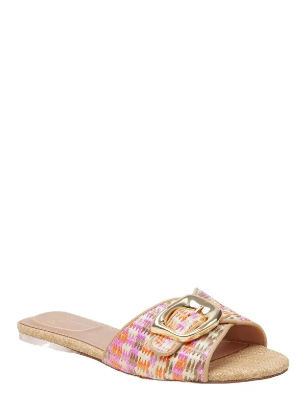 Linea Paolo Leighton Slide Sandal - Coral Multi