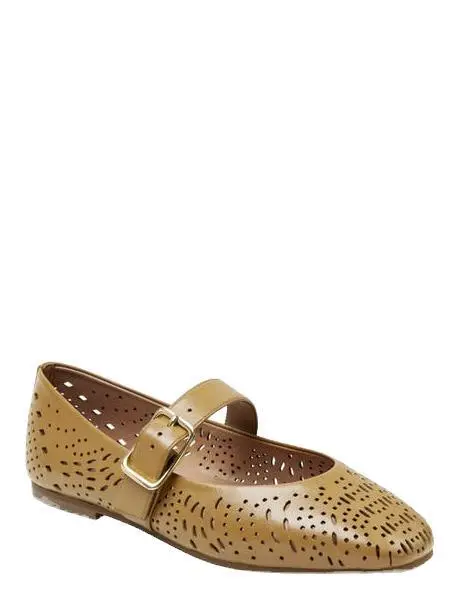 Linea Paolo Miller Mary Jane Flat - Camel