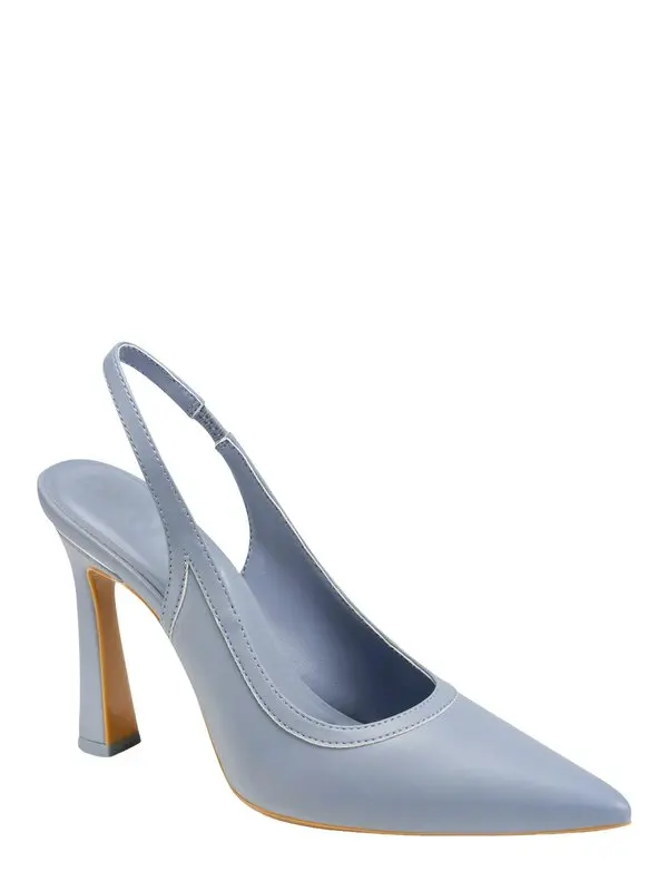 Dkny Cinette Slingback Pointed Toe Pump - Slate Blue