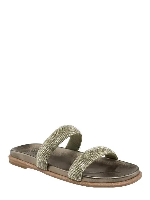 GRACE FOOTWEAR Cannes Sandal - Khaki Crystal