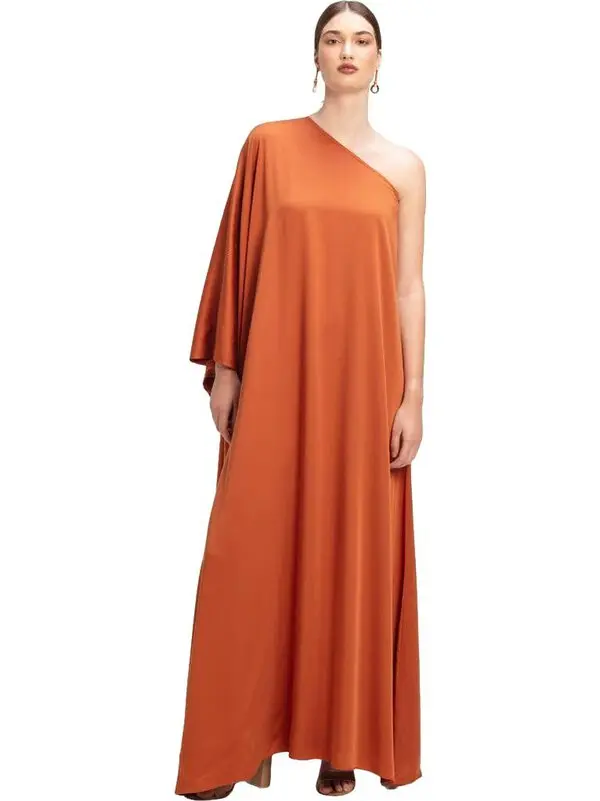 DIARRABLU Satu Maxi Dress - Solid Rust
