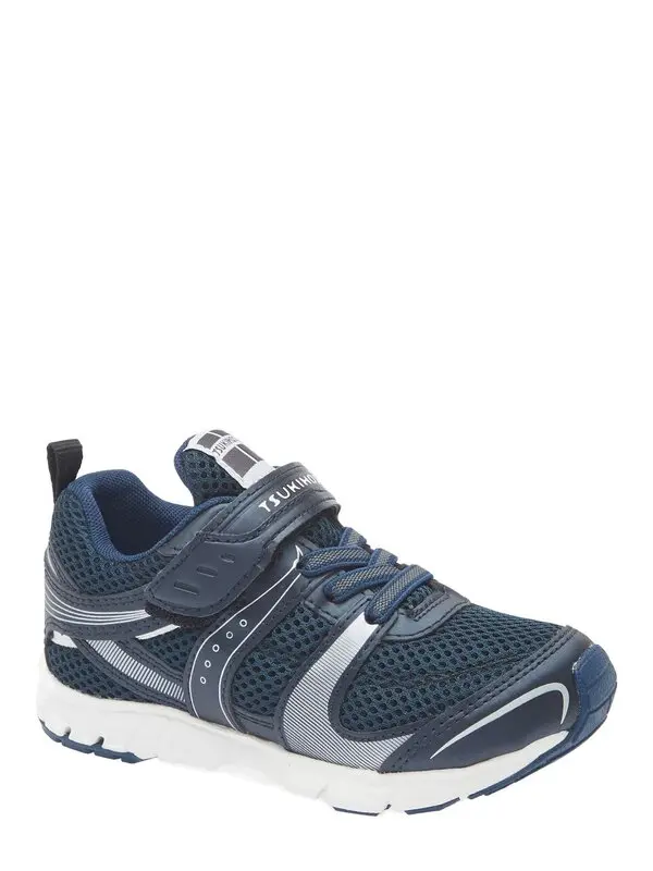 TSUKIHOSHI Velocity Washable Sneaker - Navy/ Silver