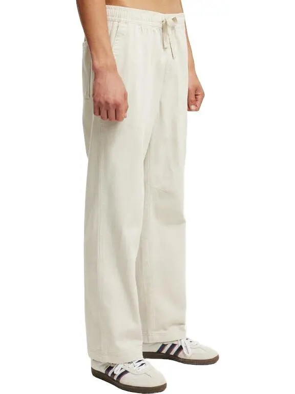 COTTON ON Baggy Casual Pant - Light Stone