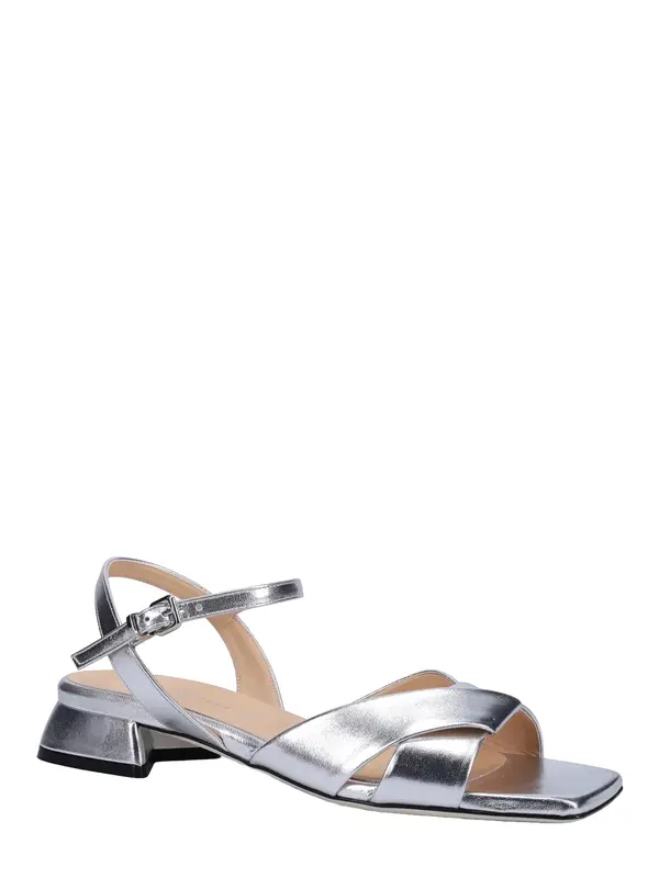 Ron White Brenna Ankle Strap Sandal - Silver