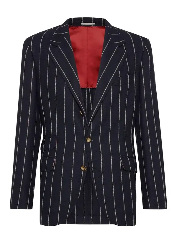 Brunello Cucinelli Cavallo Blazer - Blue