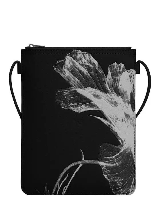Adidas Y-3 Floral Crossbody Bag - Black