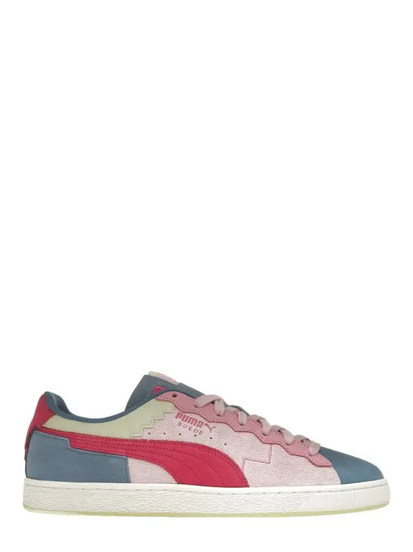 PUMA Suede Lace Up Sneakers - Multicolor