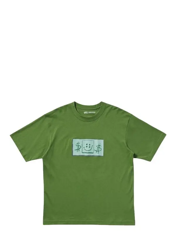 Uniqlo X Cpfm Spongebob Squarepants Ut Graphic T-shirt - Olive