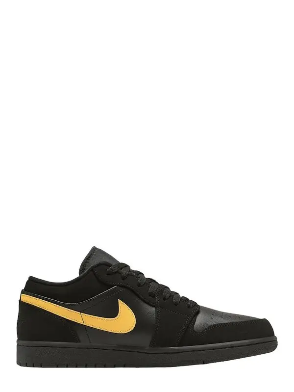 JORDAN 1 Low Sneakers - Black/university Gold