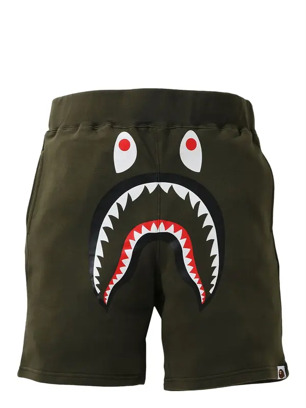 BAPE Shark Sweat Shorts - Green